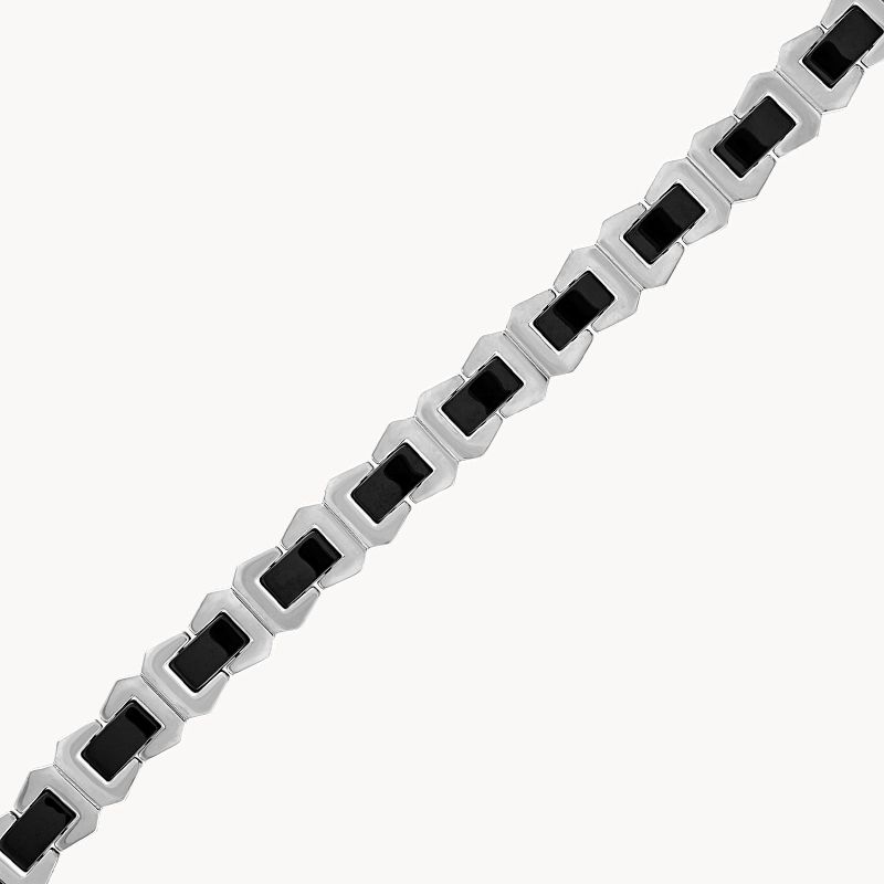 A traditional but contemporary Bulova bracelet in white A traditional but contemporary Bulova bracelet in white